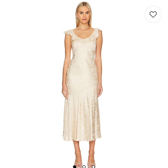 REVOLVE | Dresses | Nwt Revolve Freesa Dress In Champagne | Poshmark